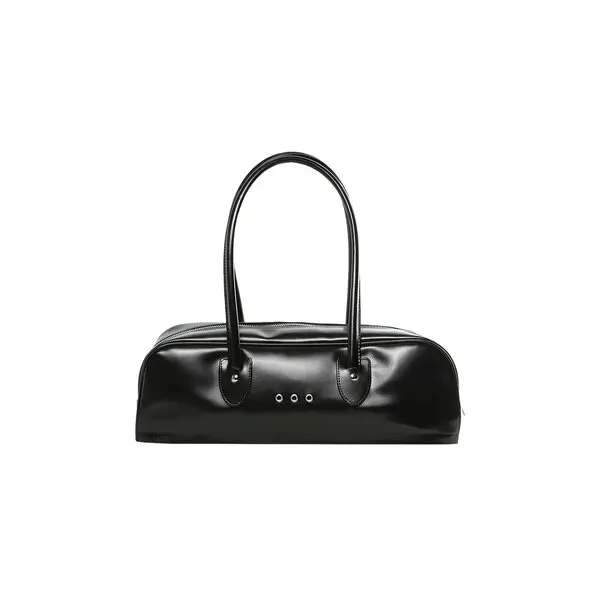 Comme Des Garçons Zipped Leather Bag
