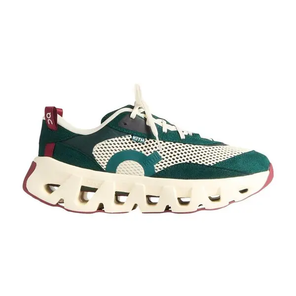 On Kith X K-tech 2 'spirulina Barley' Sneakers - Green