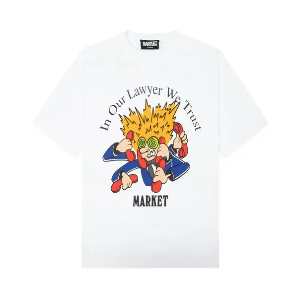 MARKET Lawyer We Trust T-shirt - White