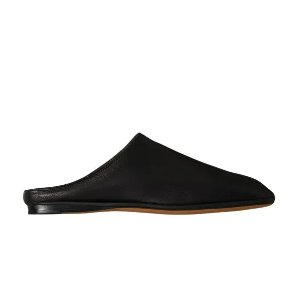 THE ROW Piper Slide - Black