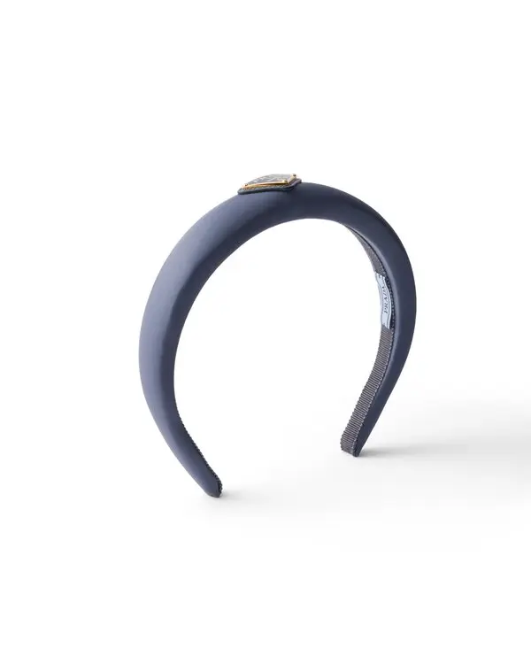 Prada Re-nylon Headband - Blue