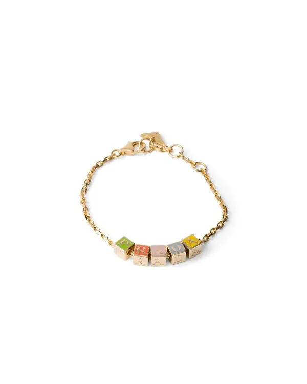 Prada Metal Bracelet - Gold/silver