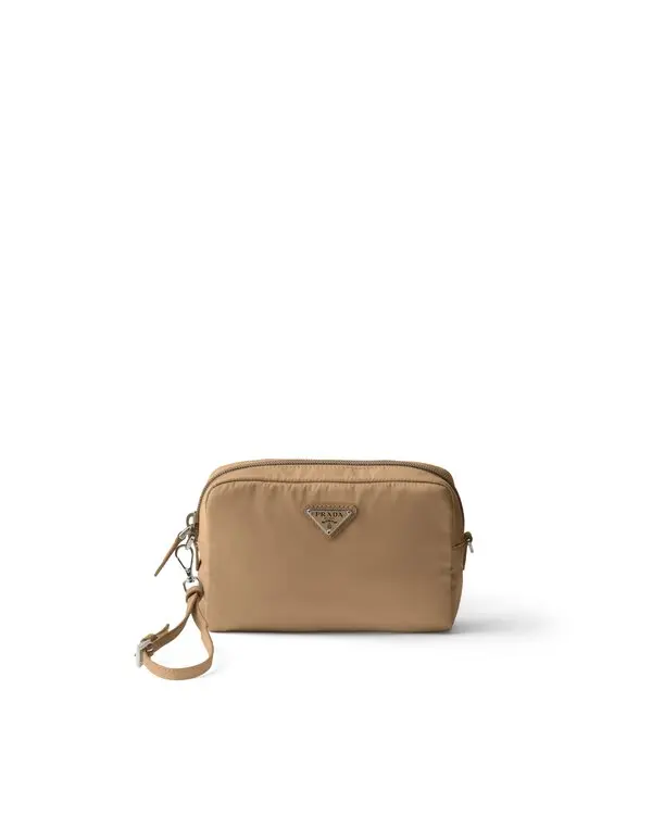 Prada Re-nylon Pouch - Brown
