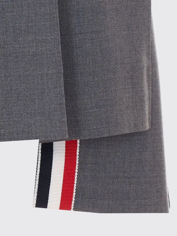 Thom Browne Pleated Skirt With Signature Stripes