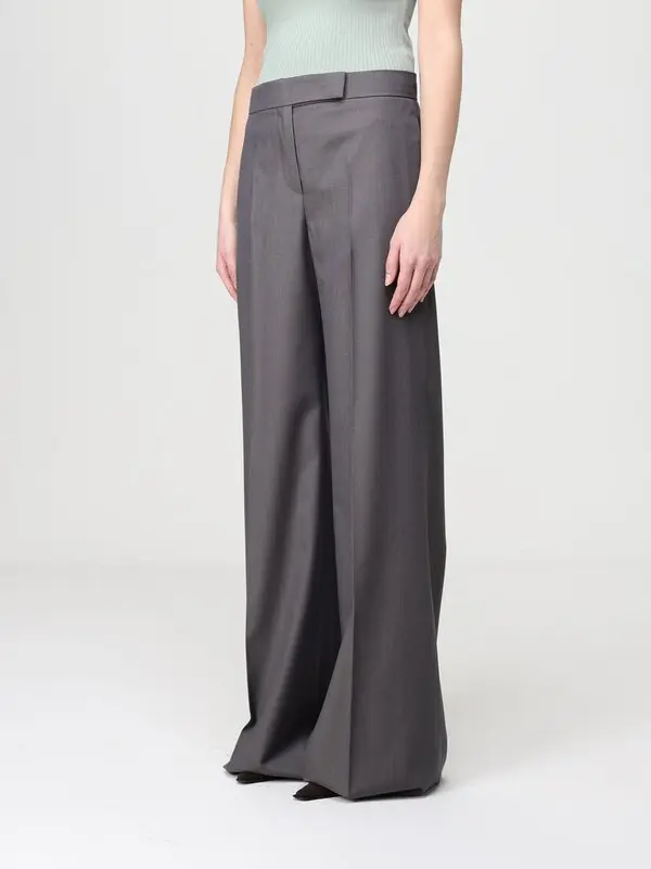 Max Mara Flannel Palazzo Trousers