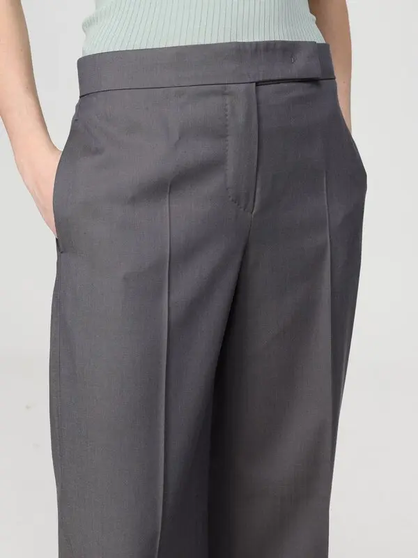 Max Mara Flannel Palazzo Trousers