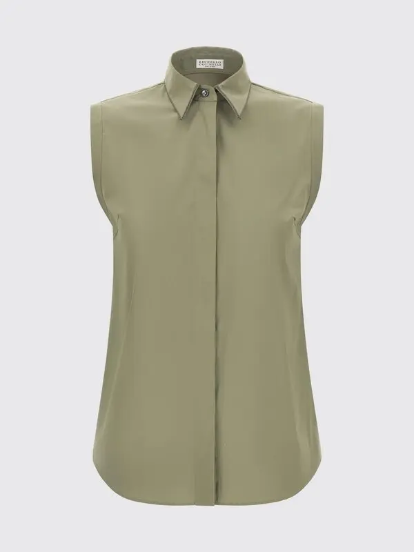 Brunello Cucinelli Sleeveless Shirt - Green
