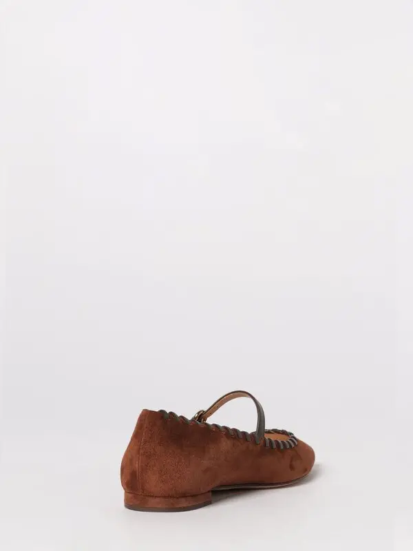 GIANVITO ROSSI Suede Ballet Flat