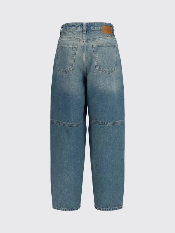 GANNI Stary High-waisted Straight Leg Jeans In Denim - Blue
