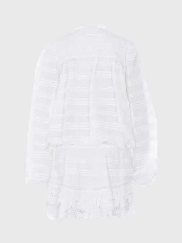 Isabel Marant Étoile Mini Dress With Lace And Tassel Details