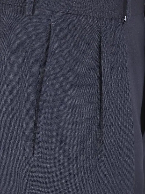 TOM FORD Wool And Cashmere Tailored Trousers - Black