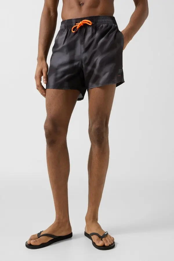 Bogner Nelson Camouflage Swim Shorts - Anthracite