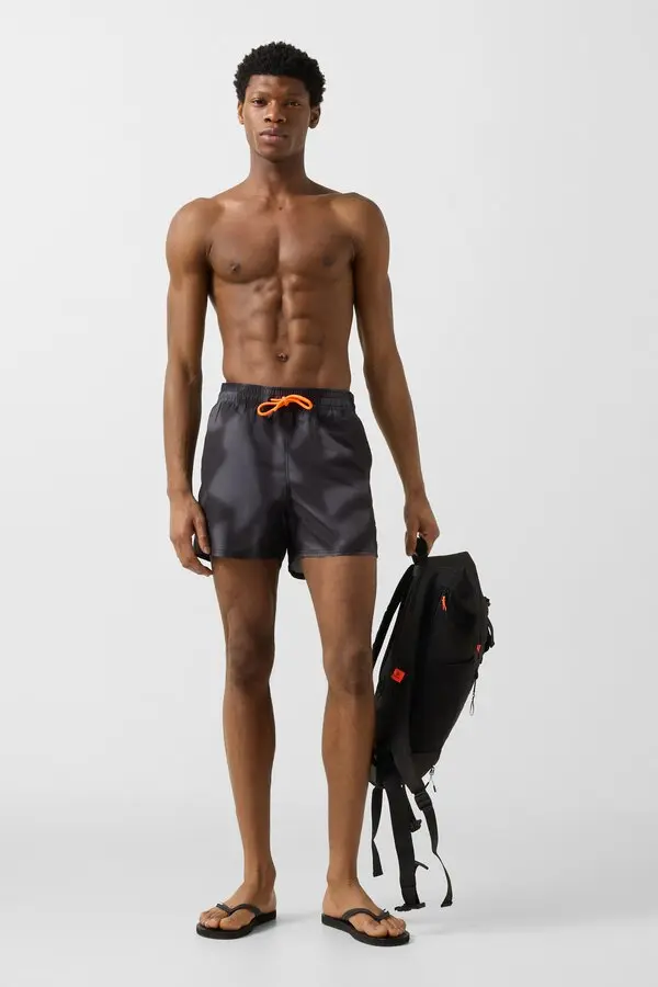 Bogner Nelson Camouflage Swim Shorts - Anthracite