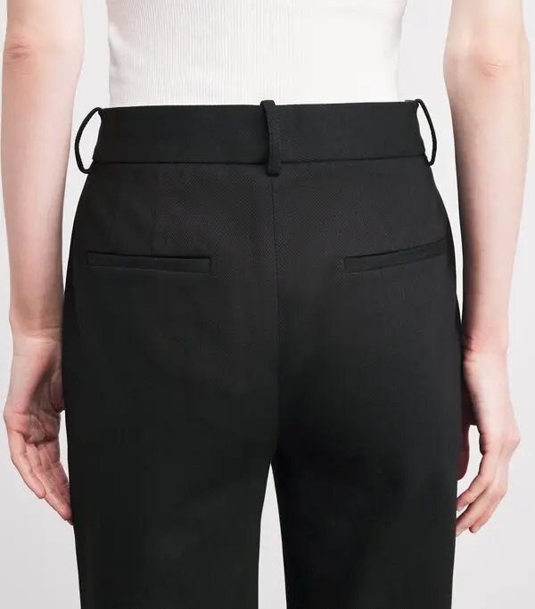 Adam Lippes Deeda Denim Tailored Trousers