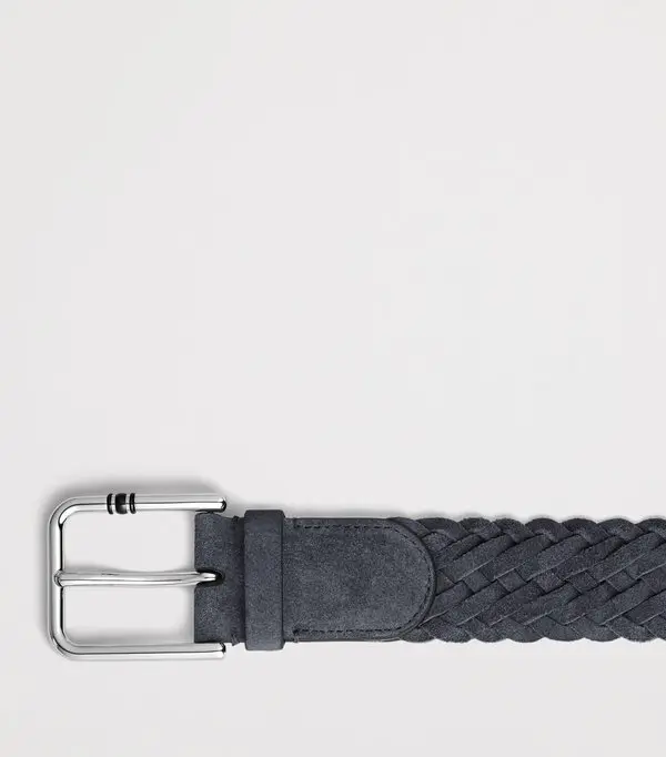 Montblanc Suede Woven Belt