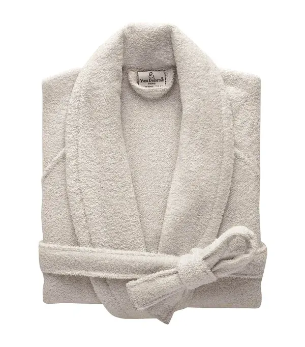 YVES DELORME Toile Bathrobe - Pierre