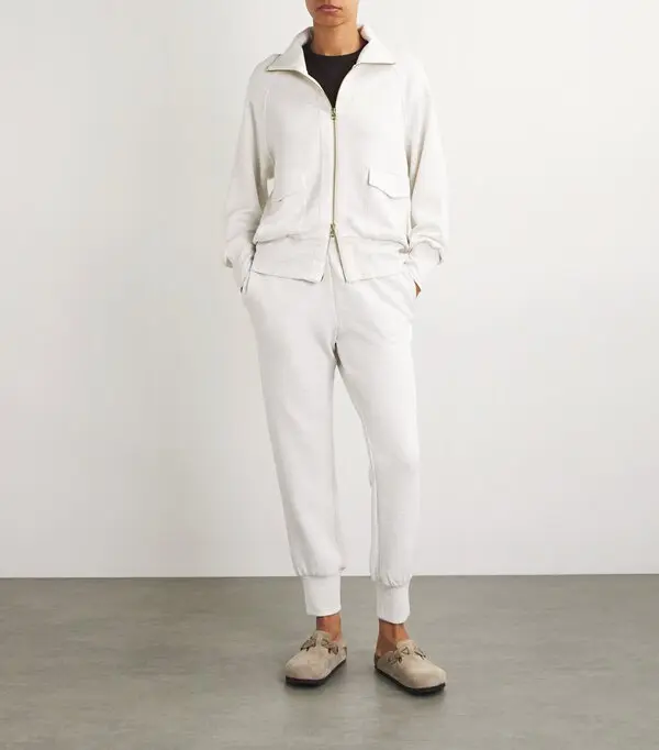 Varley Roxbury Zip-up Sweatshirt - Ivory