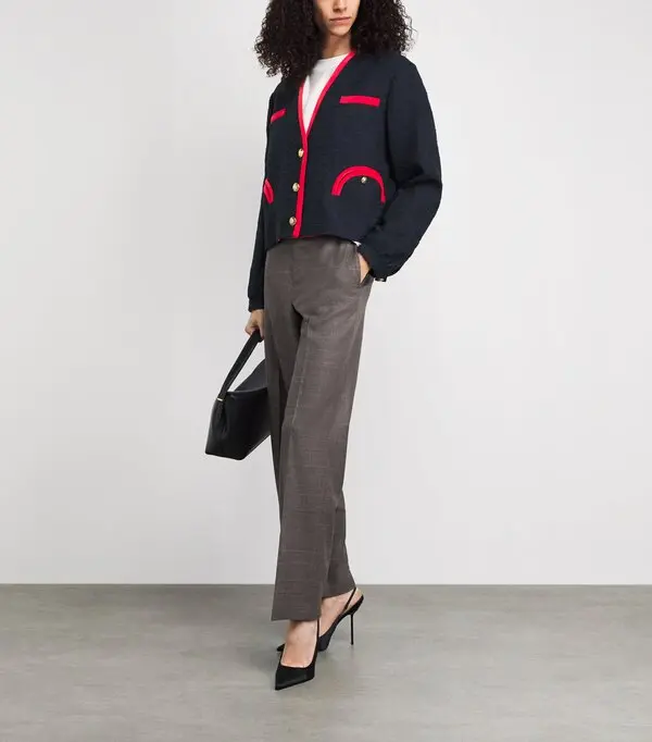 BLAZÉ MILANO Cotton-blend Riviera Cardigan