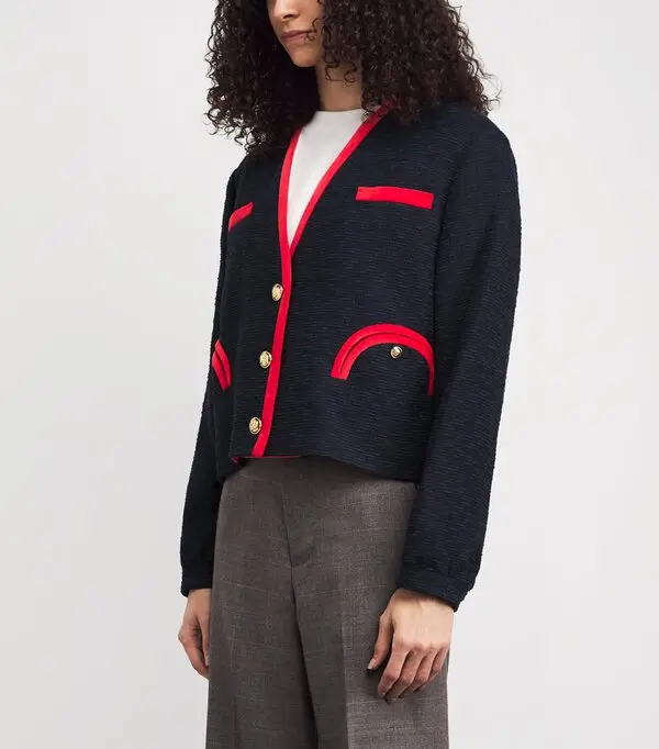 BLAZÉ MILANO Cotton-blend Riviera Cardigan
