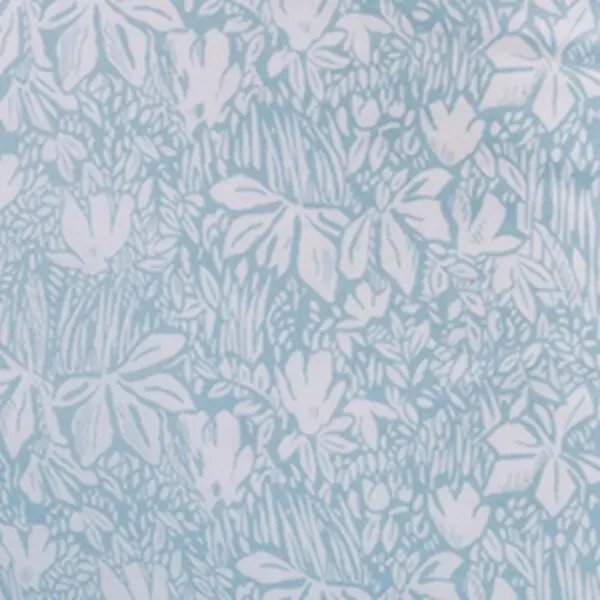 YVES DELORME Capri Aqua Super King Flat Sheet