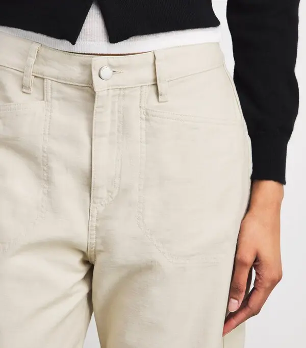 Rag & Bone Cotton Stevie Tapered Chinos - Beige