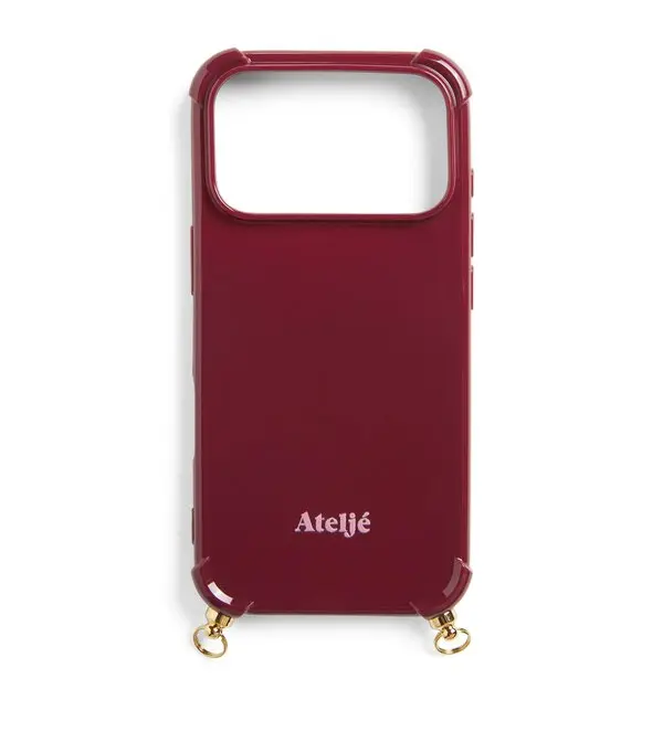 ATELJE Recycled Iphone 17 Pro Case - Burgundy