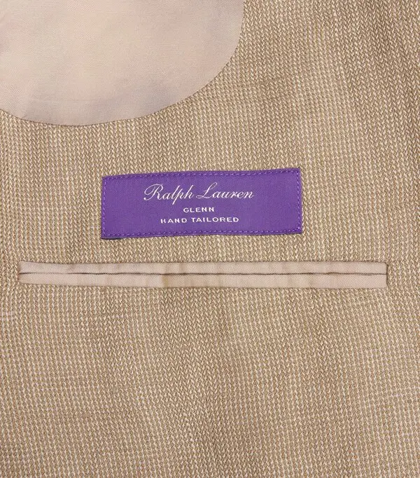Ralph Lauren Purple Label Linen-cotton-silk Double-breasted Blazer