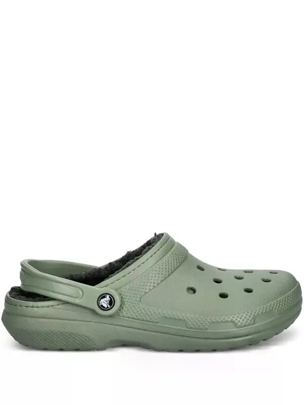 CROCS Perforated Slippers - Green
