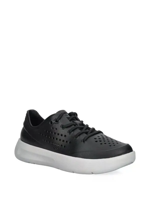 CROCS In Motion Pacer M Perforated Lace-up Sneakers - Black