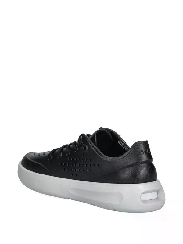 CROCS In Motion Pacer M Perforated Lace-up Sneakers - Black