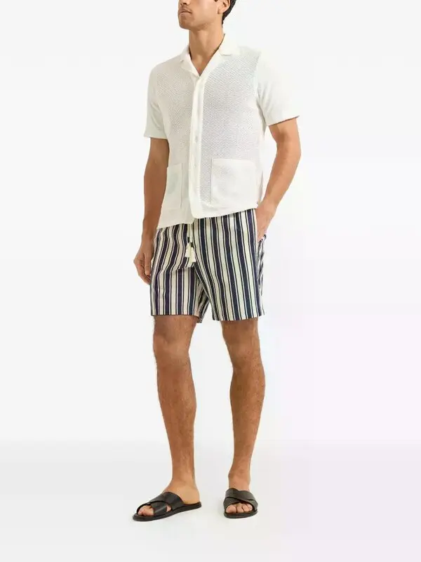 Orlebar Brown Alex Striped Shorts - Blue