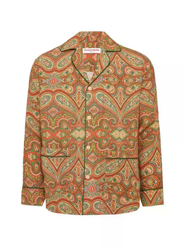 Orlebar Brown Murray Paisley Shirt