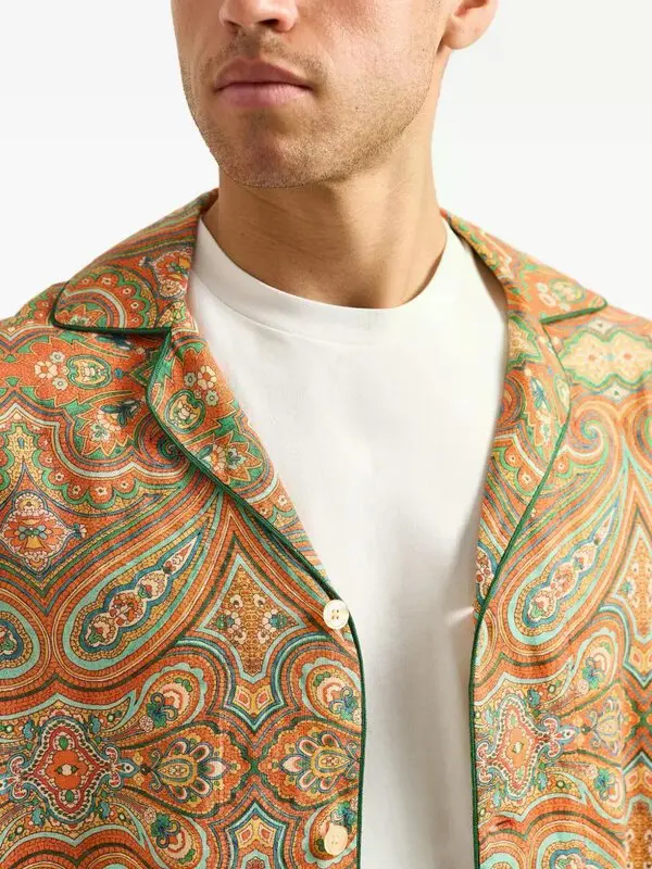 Orlebar Brown Murray Paisley Shirt
