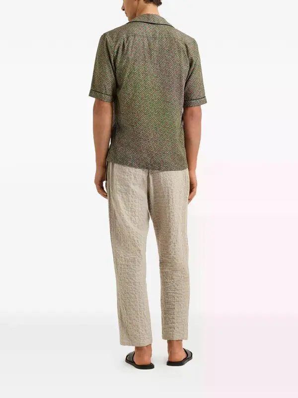 Orlebar Brown Ridley Floral Shirt - Green