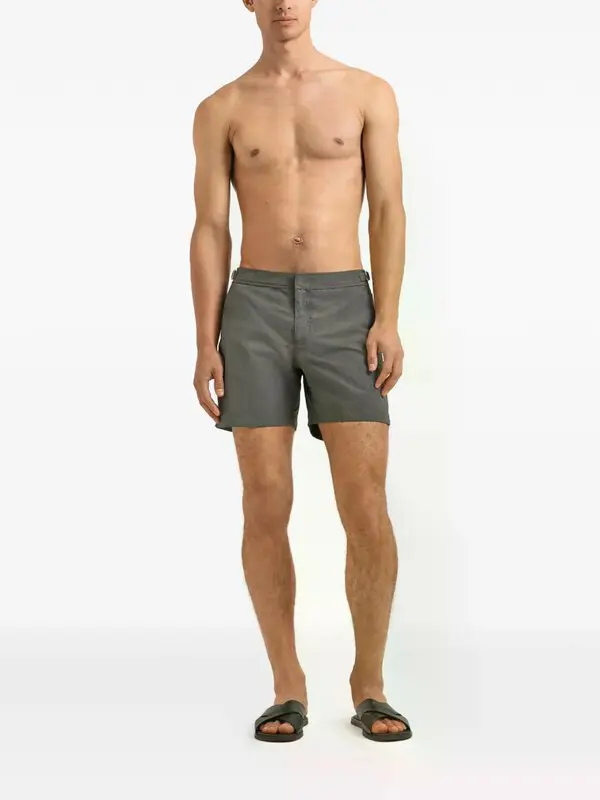 Orlebar Brown Bulldog Buckle Swim Shorts - Grey