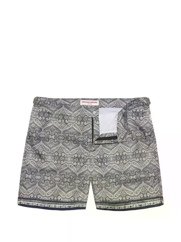 Orlebar Brown Mid-length Carnival Swim Shorts - Grey