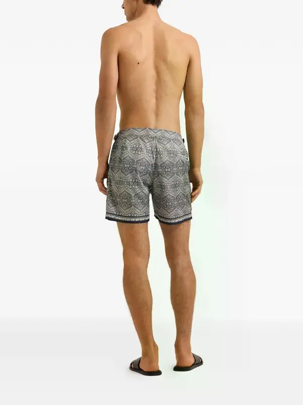Orlebar Brown Mid-length Carnival Swim Shorts - Grey