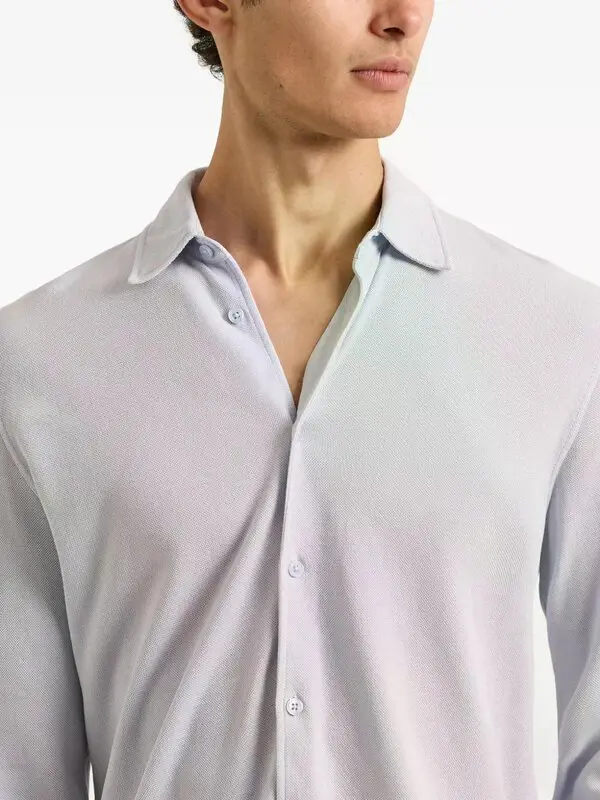 Orlebar Brown Giles Pique Shirt - Blue