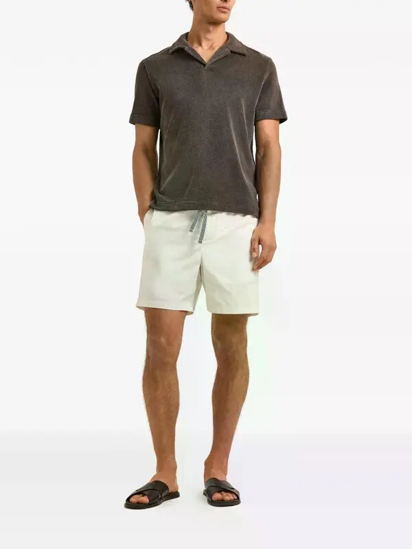 Orlebar Brown Terry Resort Short-sleeve Polo Shirt - Grey