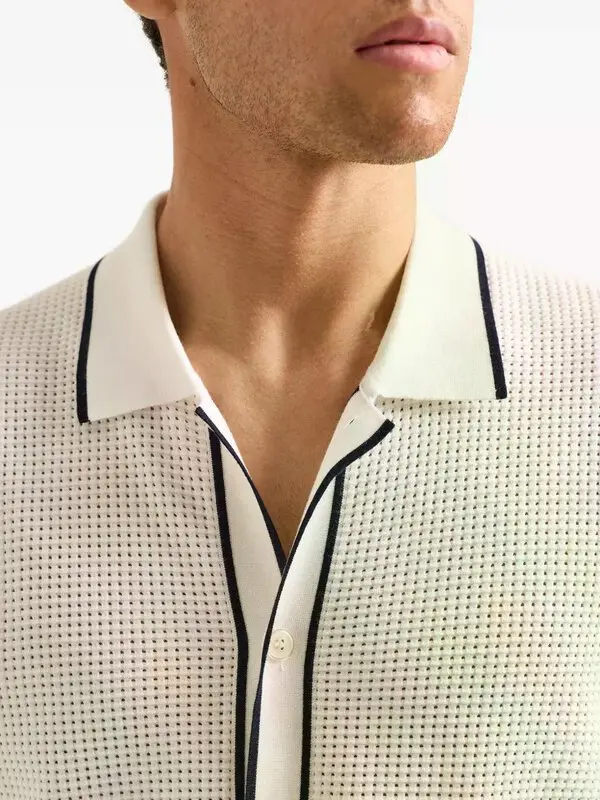 Orlebar Brown Roddy Striped Button-fastening Shirt - White
