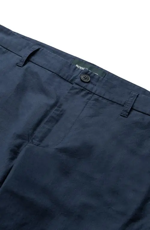 Rodd & Gunn Flat Front Stretch Cotton Suit Pants - Navy