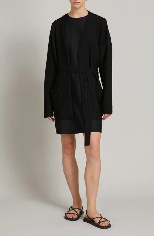 MM BY MAX MARA Papilla Belted Cardigan - Black