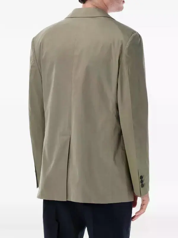 Prada Button Poplin Blazer