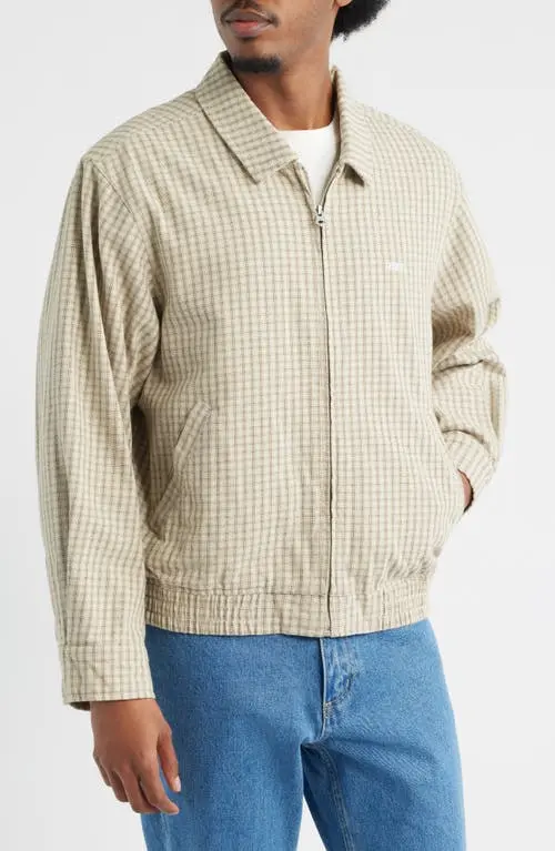 Obey Luther Microcheck Zip Jacket