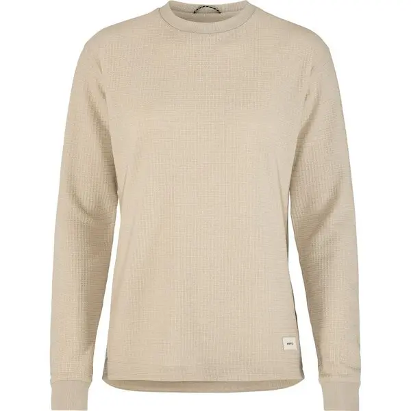CRAFT Waffle Knit Long Sleeve T-shirt - Plaster