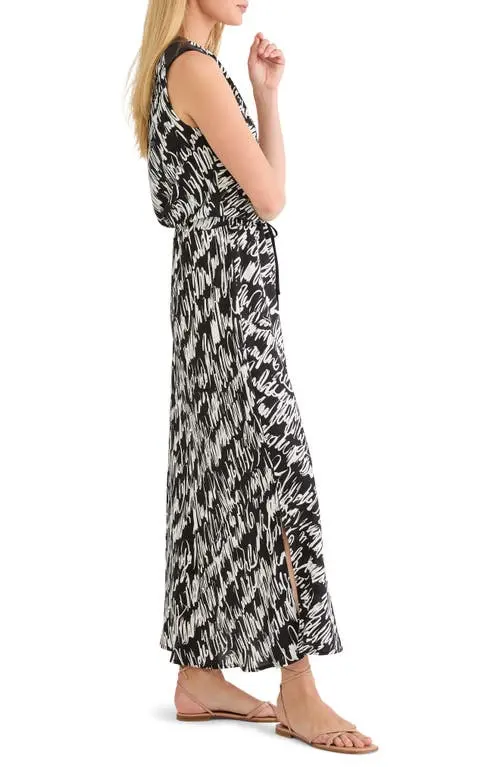 NIC+ZOE Margot Cursive Print A-line Dress