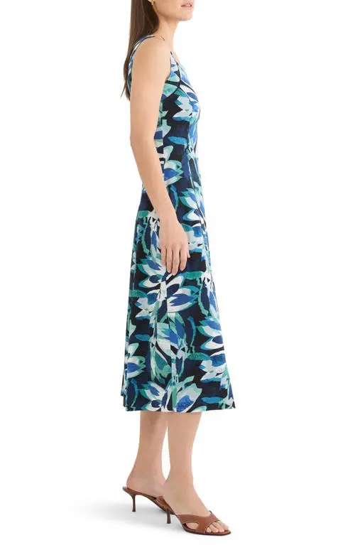 NIC+ZOE Giverny Knit Blanche Midi Dress