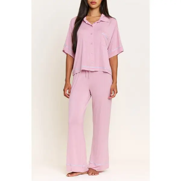 Honeydew Intimates Sweet Solstice Pajamas - Iris Bloom