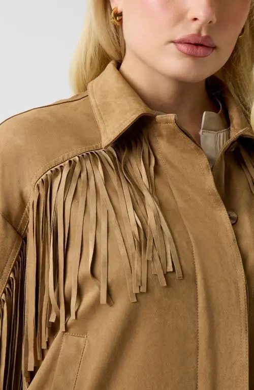 Guess Faux Suede Fringe Jacket