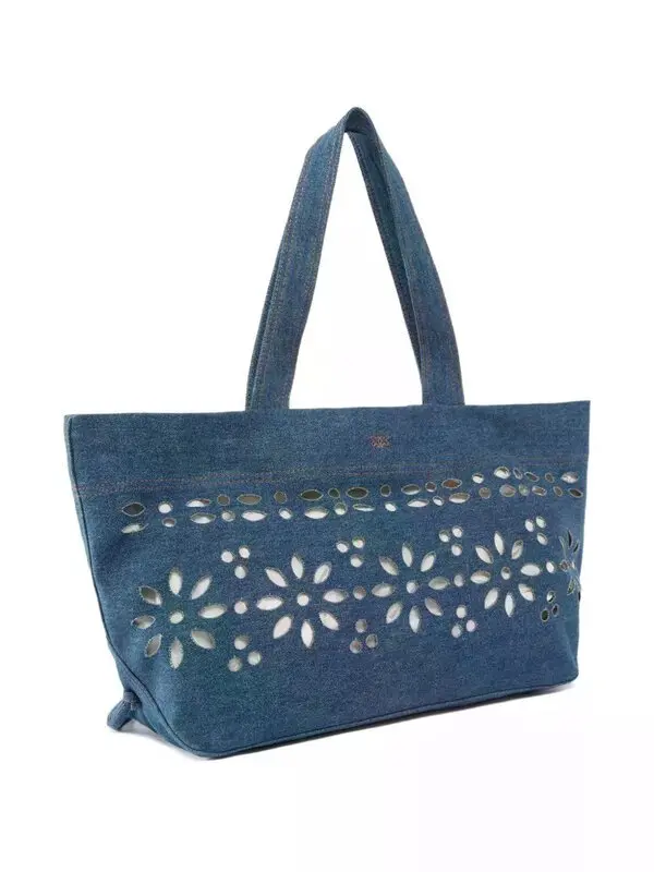 Pinko Floral Cut-out Tote Bag